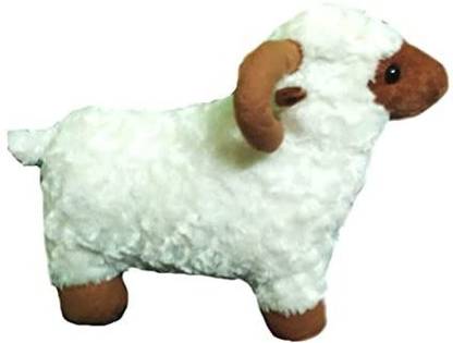Tazs Bleat Sound Sheep Stuffed Animals Soft Toys for Kids, White - 6 mm ...