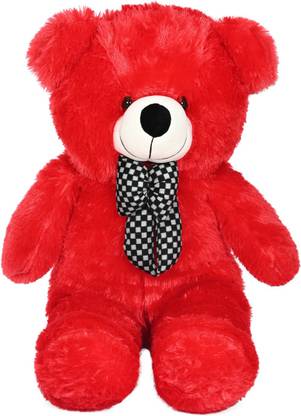 dryphon 3 Feet Cute Red Teddy | Teddy Bear for girls| Soft Stuffed Red ...