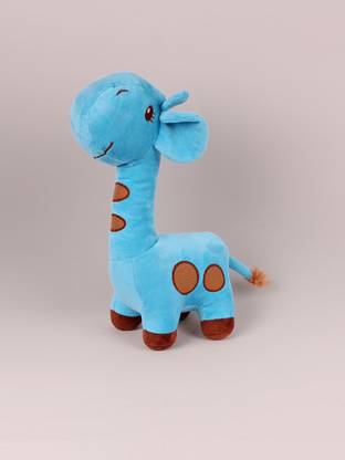 Dukiekooky Soft Plush Cute Blue Giraffe Soft Toys Stuffed Toys For Kids - 35 cm - Soft Plush ...
