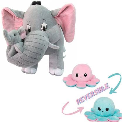 Memebuzz Kids Playing softs Toys Cute Delight Cuddle combo of 2 - 25 cm ...