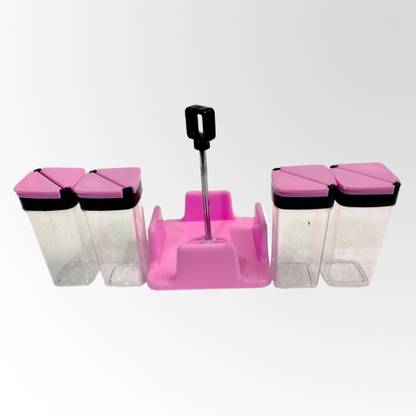 JPRO C Salt & Pepper Sprinkler 4in1 with Easy to Carry Dish Sugar ...