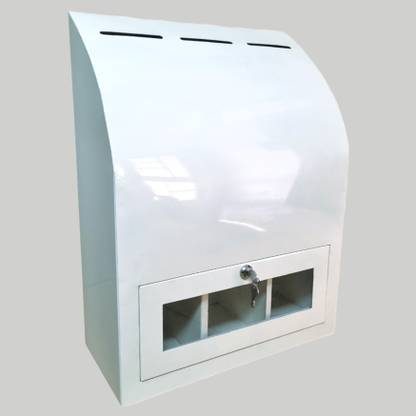 Adscope High Grade Big Metal Cheque Drop Box/Collection Box/Clearing ...