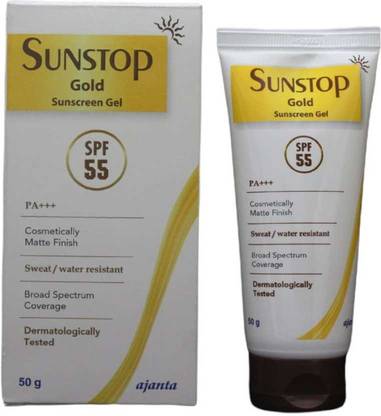 SUNSTOP GOLD GEL - SPF 55 PA+++ - Price in India, Buy SUNSTOP GOLD GEL ...