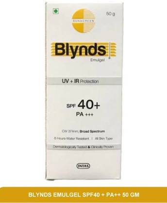 Blynds Emulgel 40+ & PA+++ Sunscreen Gel 50g - SPF 40+ PA+++ - Price in ...