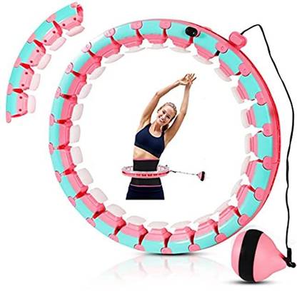 NUFR Smart Weighted Hoola Hoop Plus Size 60 Inch 29 Knots Infinity ...