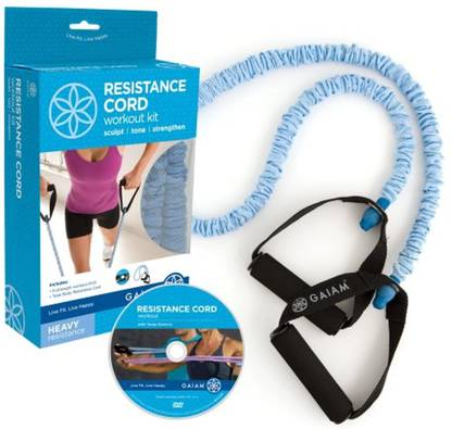 Gaiam Covered Resistance Cord Kit (Heavy) Back Support - Buy Gaiam ...