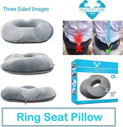 Healthyfi Care Ring Seat Cushion Pillow For Piles Coccyx Sciatica ...