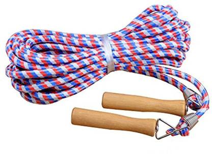 KUKOME Wooden Handle Skipping Rope/Jumping Ropes Great For Gym School ...