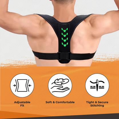 SKUDGEAR Adjustable Back Brace, Hunchback Corrector, Scoliosis ...
