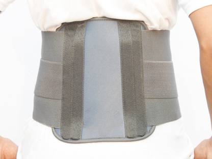 AASH ISURGICAL Lumbo Sacral (L.S Belt) Back Pain Belt (GRAY) S SIZE ...