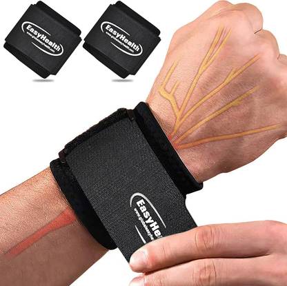 EasyHealth Wrist Supporter For Gym Wrist Band For Men Wrist Support For ...