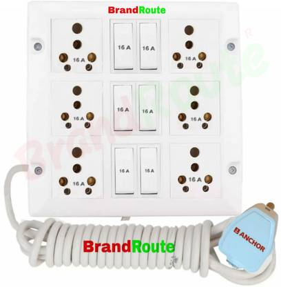 BrandRoute Power Board Heavy Duty 6 Socket Extension Boards Price in ...