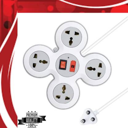 Sanhan Extension Board 4 Multi Plug Universal Sockets Strip 4 Socket ...