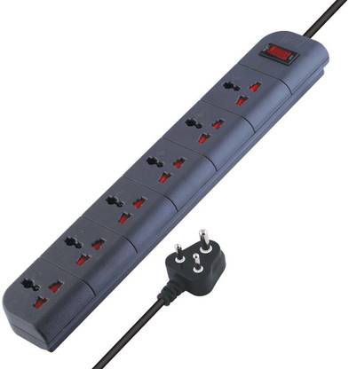 MX Spike Guard Surge Protector with 4 Universal Socket with Master ...