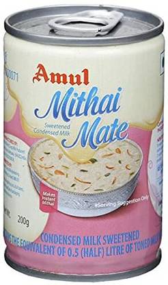 Amul Mithai Mate Sweetened Condensed Milk, 200g Tin Price in India ...