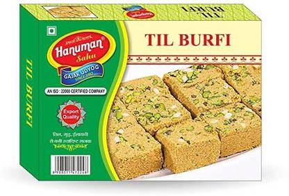 HANUMAN SAHU GAJAK UDYOG Hand Made Til Barfi Sesame Sweets Indian ...