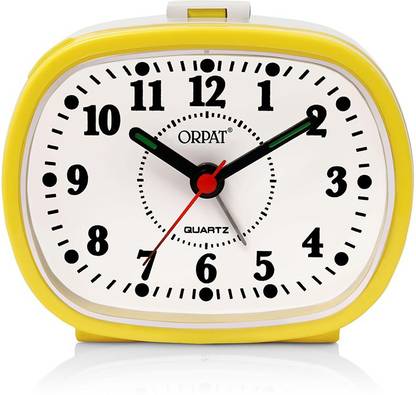 ajanta orpat Analog Yellow Clock Price in India - Buy ajanta orpat ...