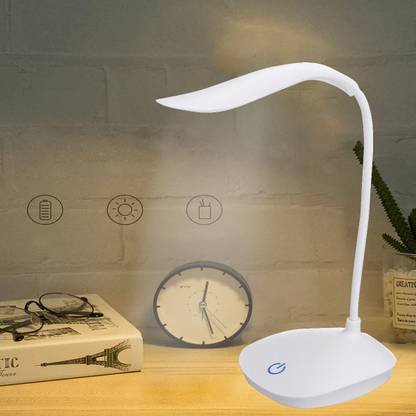 Wanzhow Rechargeable LED Touch On/Off Switch Desk Lamp (Multicolor ...