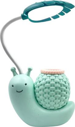 Fullkart LED Night Snail Lamp for Kids with Pen/Mobile Stand (Green ...