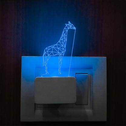 StarLaser Girrafe 3D Illusion led Night lamp for Kids Bedroom Decor ...