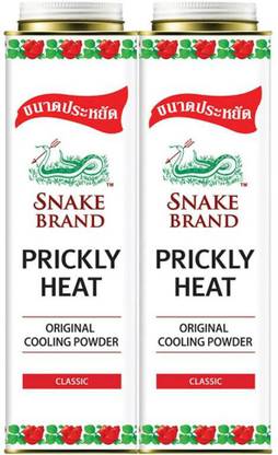 snake Prickly Heat Cooling Talcum Powder Classic |Heat & Rash Treatment ...