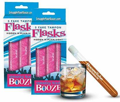 Smuggle Your Booze Tampon 5-pack Flasks (2 Piece Bundle) Tampons | Buy ...