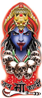 fashionoid Jai Maa Kali Waterproof Temporary Tattoo For Boys Girls Men ...