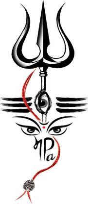 voorkoms Trishul and Durga Maa Tattoo waterproof Men and Women ...