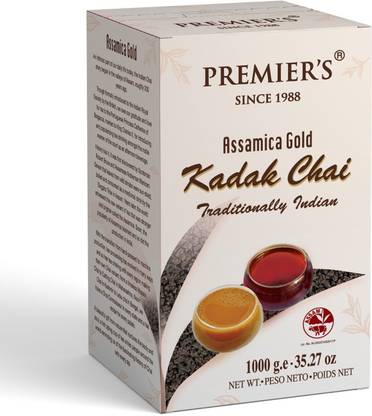 Premiers Kadak Chai, CTC Leaf Tea 1 KG, Strong and Robust Chai, 500 ...