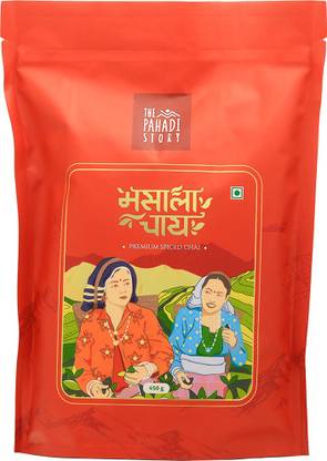 the pahadi story Masala Chai 450 Ginger, Cardamom, Cinnamon, Cloves, Black Pepper Masala Tea ...
