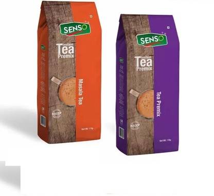 Senso plain Strong Chai- Premium tea 1 KG & Assorted Masala 1 kg Combo ...
