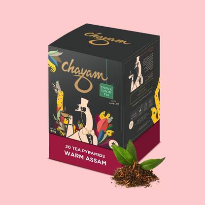 CHAYAM Assam Tea, Premium Orthodox Whole Leaf, High Antioxidants, Black ...