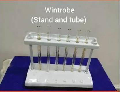 Apex Labs ESR Stand 6 Tube Push Type, with 6 Wintrobe Tubes for ...