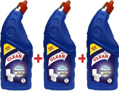 Sky All Clean Extra Power ( Pack of 3 ) Regular Liquid Toilet Cleaner ...