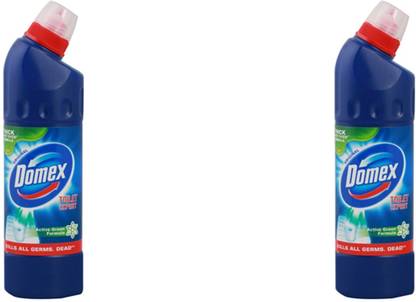 Domex ACTIVE GREEN FORMULA (PACK OF 2 )TOILET DISINFECTANT CLEANER ...