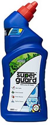 SuperGuard Vegan Plant Based Toilet Cleaner with zero Toxins and Fumes Liquid Toilet Cleaner ...