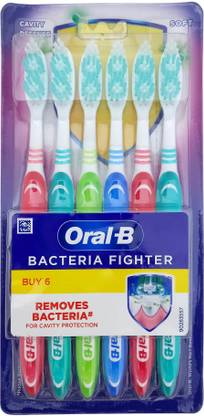 Oral-B Bacteria Fighter Soft Toothbrush - Buy Baby Care Products in ...