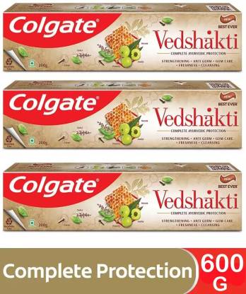 Colgate Swarna Vedshakti Ayurvedic (3x200g) Toothpaste - Buy Baby Care ...