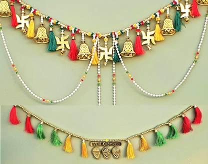 Artonezt Wall Decoration Door Hanging Handmade Moti Swastik Decorative ...