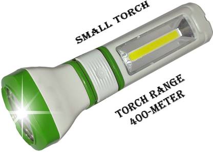 ZFX 2 in 1 Led Torch Light Long Range Up to 0.4 Km & High Power ...