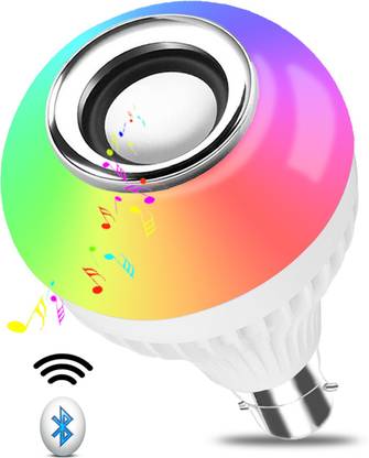 Daily Needs Shop Multicolor LED Light Music Bulb Built-in Speaker With ...