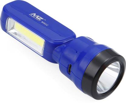 MZ M902 (RECHARGEABLE LED TORCH) 15W COB, 500mAh Battery Torch Price in ...