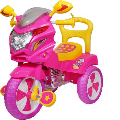 Dash Star Victor Musical Tricycle With Light & Under Seat Storage Space ...