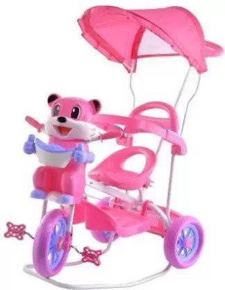 Snifty Pink color kids tricycle front and back basket Tricycle (Pink ...