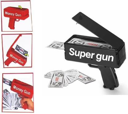 Flipfit Money Gun Cash Gun Super Gun Spray Gun Dollar Gun Toy Shooter ...