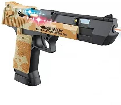 World of baby Desert Eagle Toy Gun with Projection Light & Sound and ...