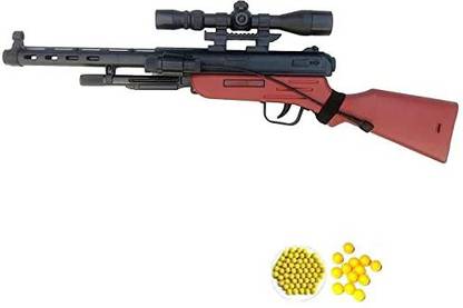 Anushka Toys M40 BB Bullet Toy Gun Commando Army Police Includes Laser ...