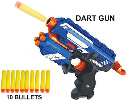 SAFESEED Hot Fire Gun Toy With 10 Foam Bullet For Kids | With Long ...