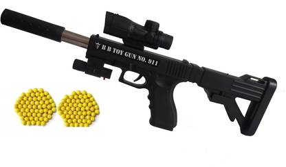 IndusBay 16 Inch M4 MK14 UMP 911 BB & water Bullet Airsoft Toy Gun with ...