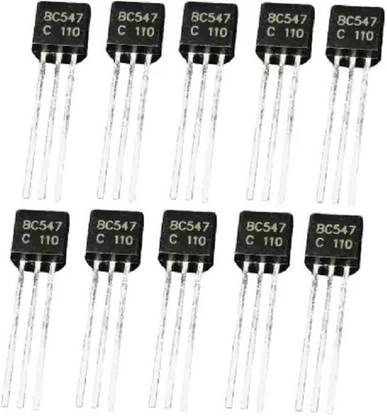 igoy BC547 NPN TRANSISTOR SWITCHING/AMPLIFIER 10PCS NPN Transistor ...